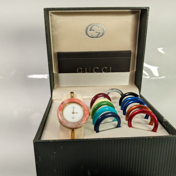 Gucci | Jewelry | Vintage Gucci Multi Bezel Swiss Made Watch With ...
